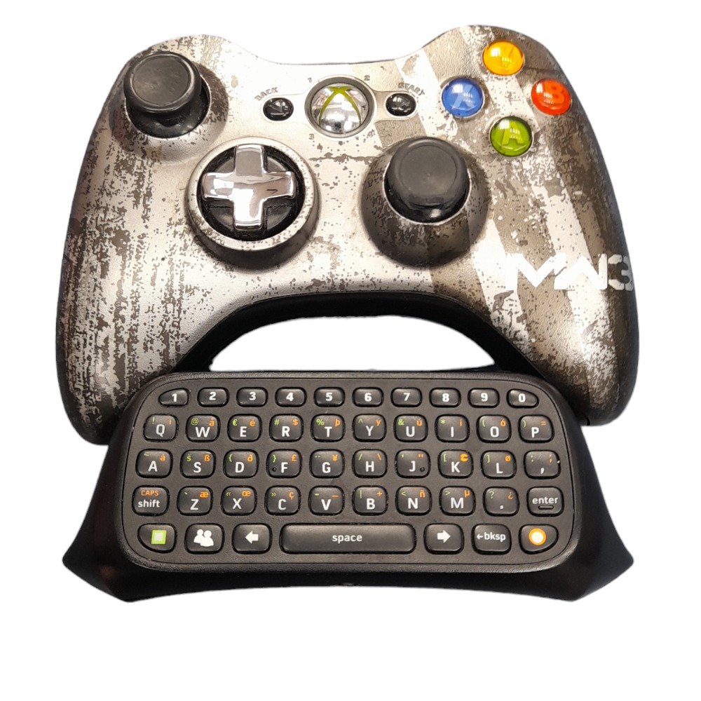 Pre-owned Microsoft Call Of Duty MW3 Xbox 360 controller With Keypad ...